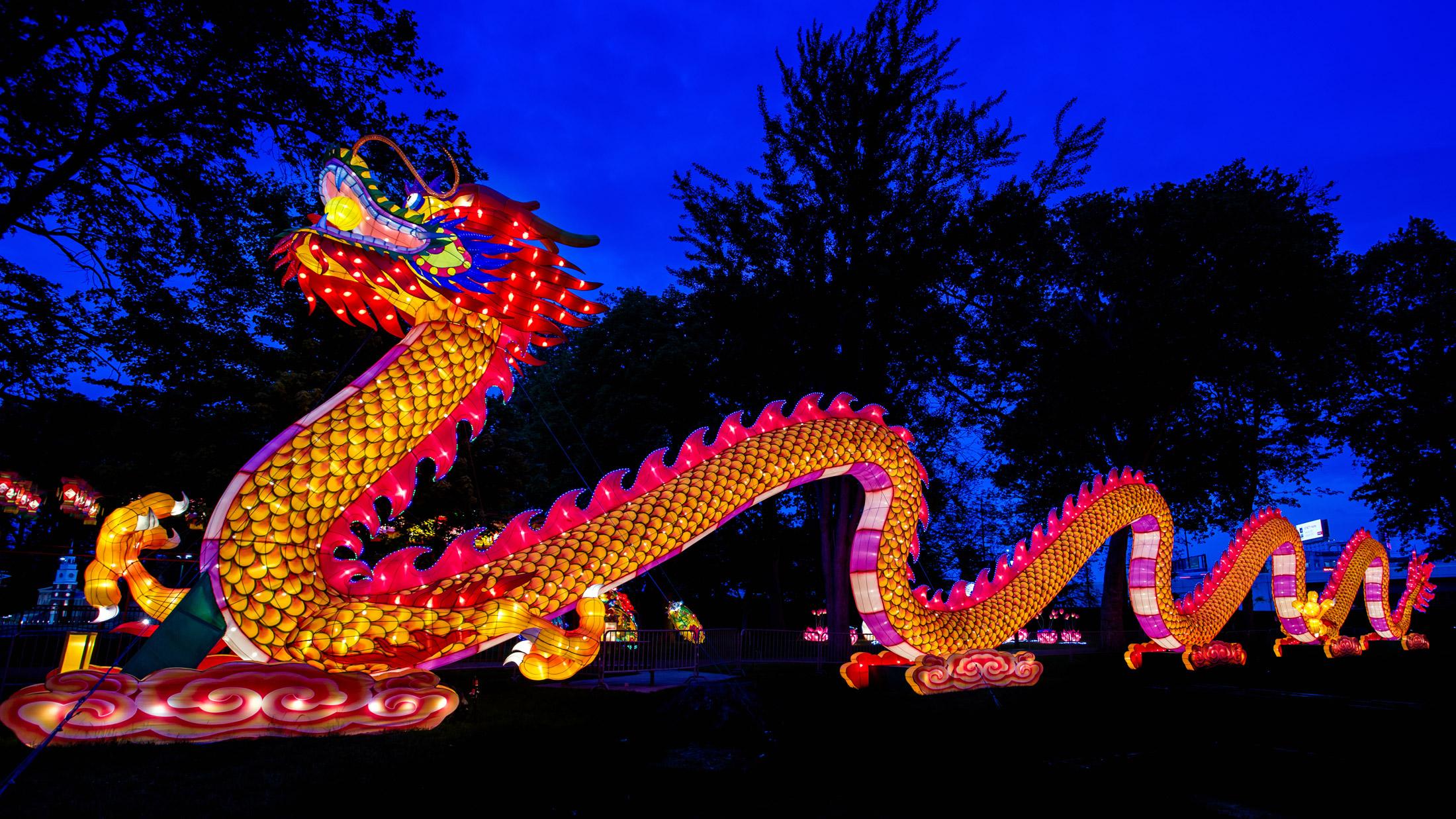 Philadelphia Chinese Paper Lantern Festival Begins At Franklin Square 