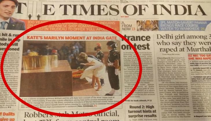 Low blow: Indian media ensures Kate Middleton doesn't miss UK tabloid ...