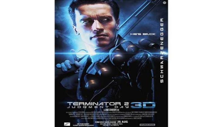 Arnold Schwarzenegger's back: New poster of 'Terminator 2' 3D released ...