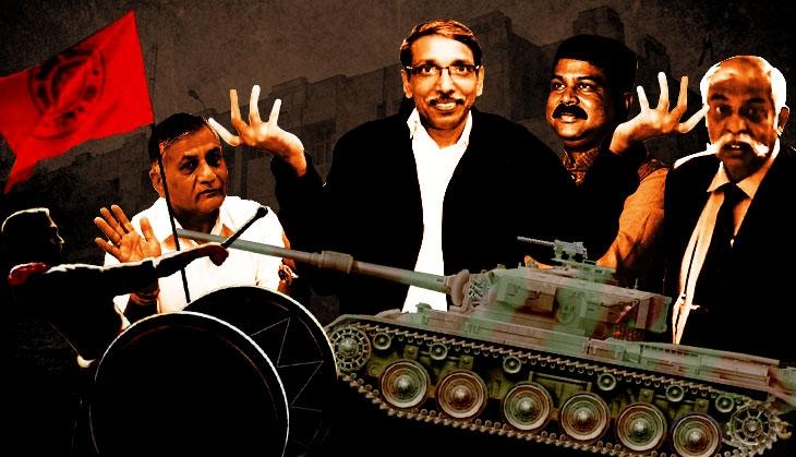 Jingo generals + right-wing radicals = Tank in JNU campus under Modi ...