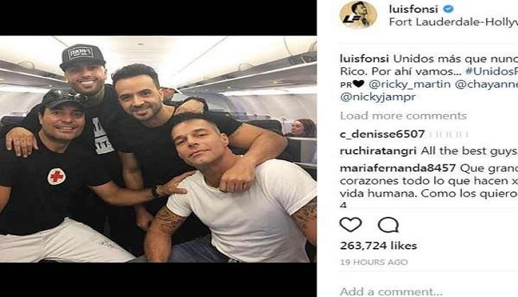 Ricky Martin, Luis Fonsi head to Puerto Rico to aid Hurricane Maria ...