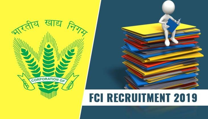 FCI Recruitment 2019: Keep your documents with you to apply for over ...