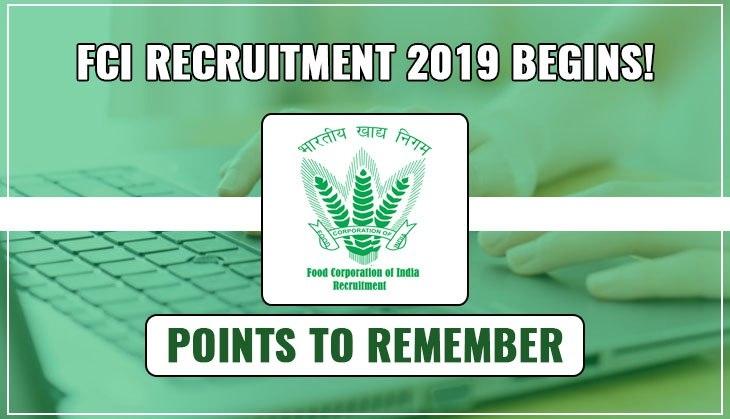 FCI Recruitment 2019 begins! Keep these important points in mind while ...