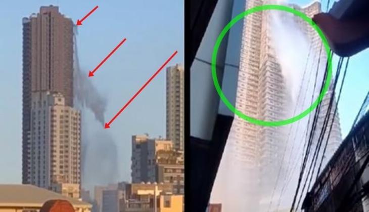 Earthquake viral video: Watch how dramatically water spills from a ...