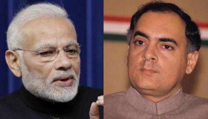PM Narendra Modi pays tribute to former PM Rajiv Gandhi on his birth ...