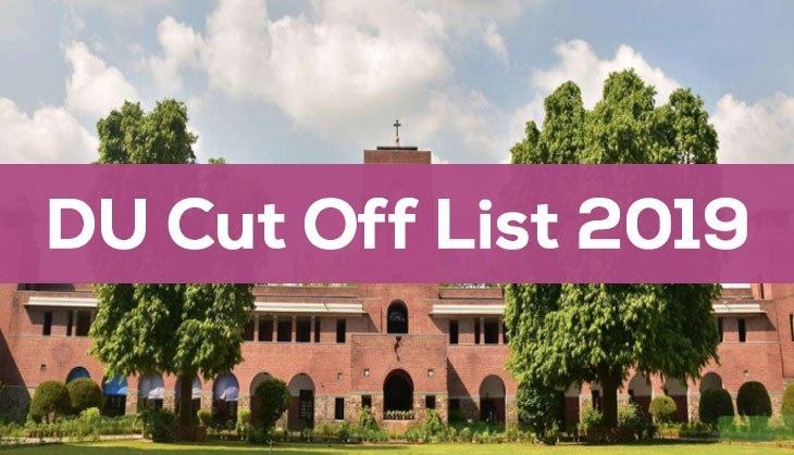 DU Cut Off List 2019: Varsity to release second merit list for PG ...