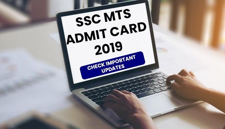 SSC MTS Admit Card 2019: Released! Check MTS Tier 1 exam schedule for ...