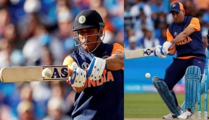 MS Dhoni is using different bat stickers in World Cup and the reason ...