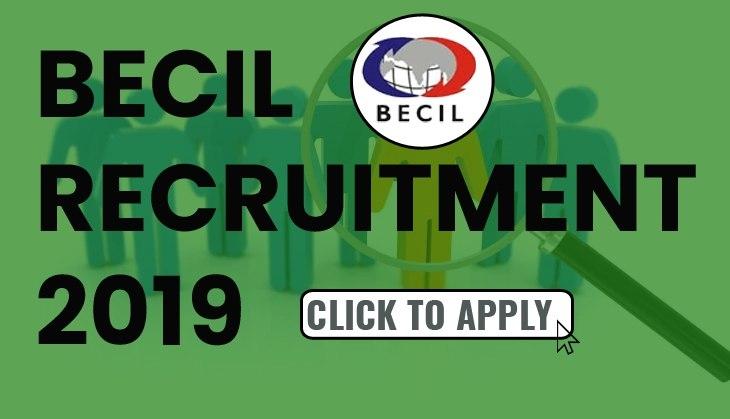 BECIL Recruitment 2019: Jobs in Noida! 3895 vacancies released for ...