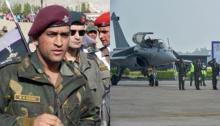 MS Dhoni hails formal induction of Rafale into IAF, lavishes praise on ...