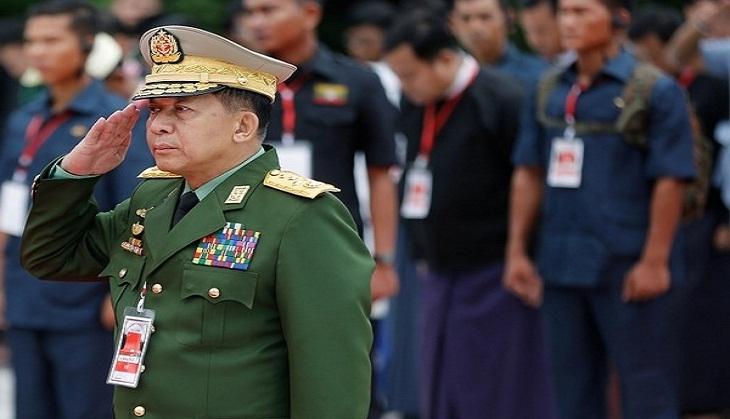 Myanmar military leader Min Aung Hlaing expresses intention to shift to ...