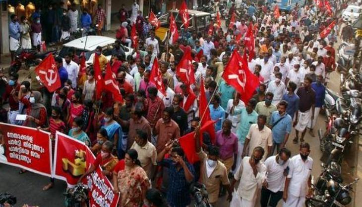 Kerala CPI(M) workers take out march in Kuttiyadi over seat sharing ...