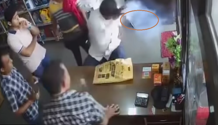 OMG! Mobile phone explodes in man’s pocket; CCTV footage goes viral ...