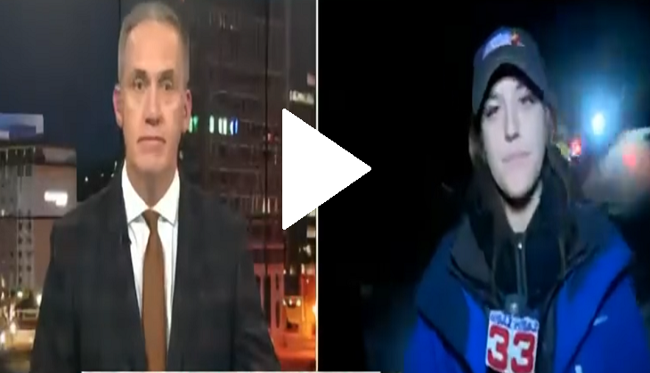 OMG! Woman journalist gets hit by car during live reporting; see what ...