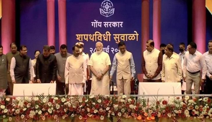 Goa CM Oath Ceremony: With exit of four ministers, Pramod Sawant led ...