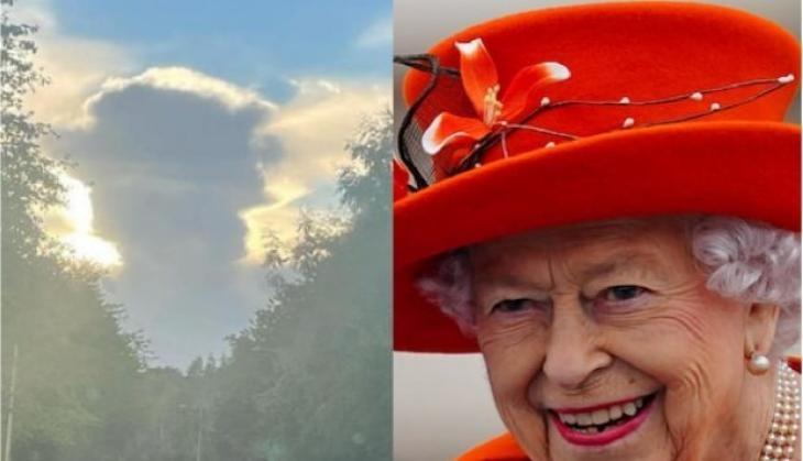 Clouds in shape of Queen Elizabeth II's face appear after her death ...