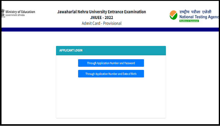 JNUEE 2022 admit card released; direct link here | Catch News