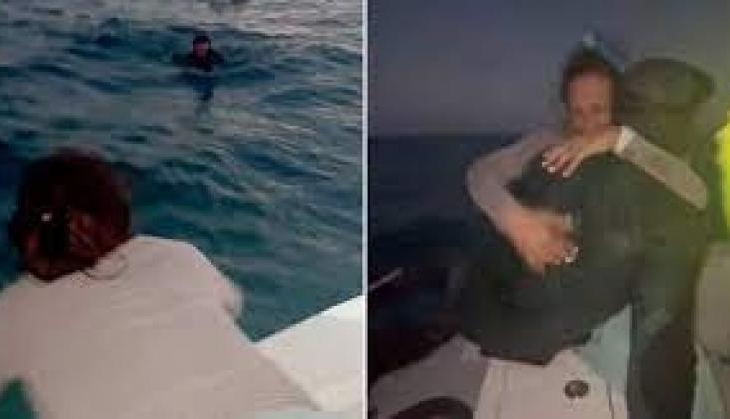 US family find their missing son lost at sea; watch emotional moment ...