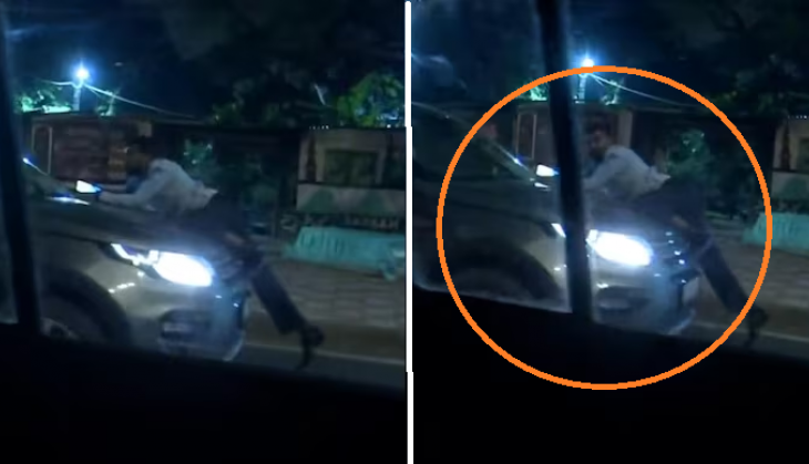 Watch: Driver drags man on car bonnet for nearly 3 km in Delhi | Catch News